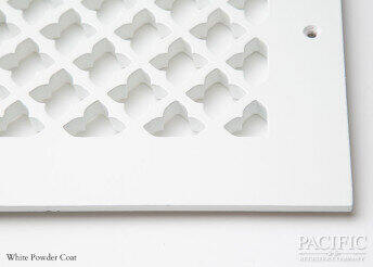 Cast Aluminum: Clover – Vent Covers – Wall/Ceiling/Floor - Pacific Register